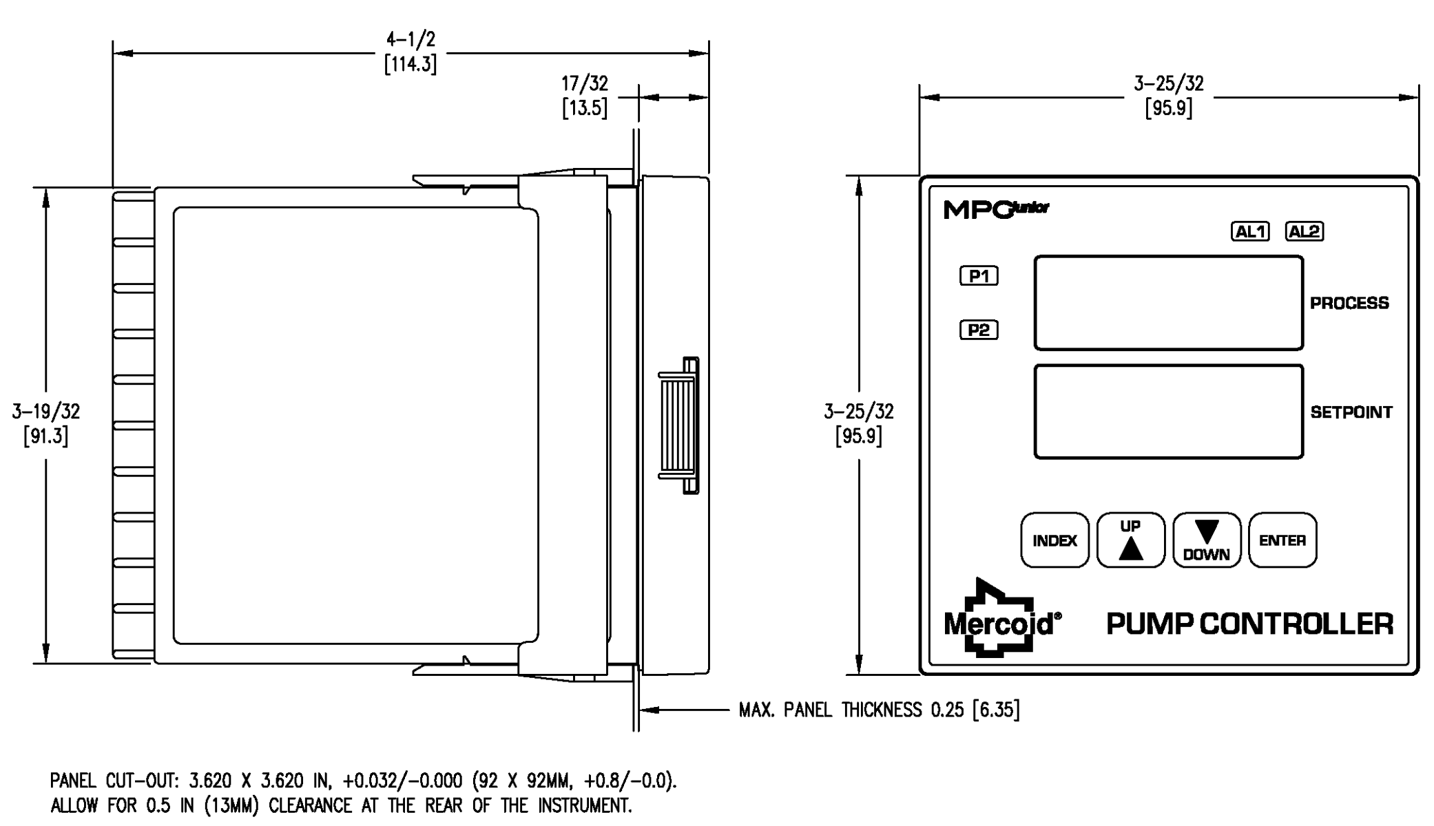 Dwyer Mercoid JR Pump Controller - One or Two Pump Control with Built ...